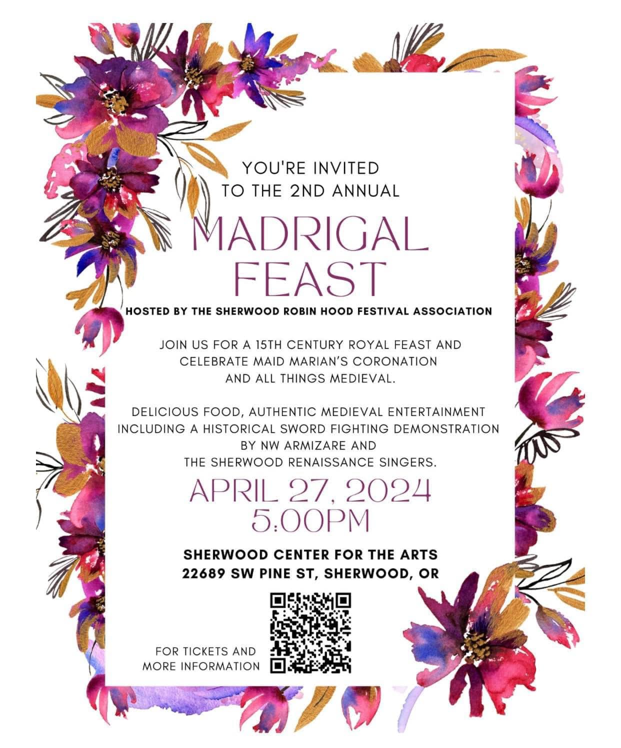 2024 Madrigal Feast | Sherwood Center for the Arts