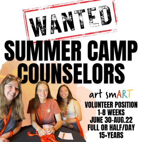 Summer Camp Counselors | Sherwood Center for the Arts
